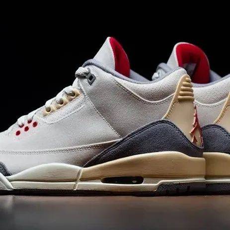 市价小涨！今早发售的「小 AMM」AJ3 你中签了吗？_via_版权_网络