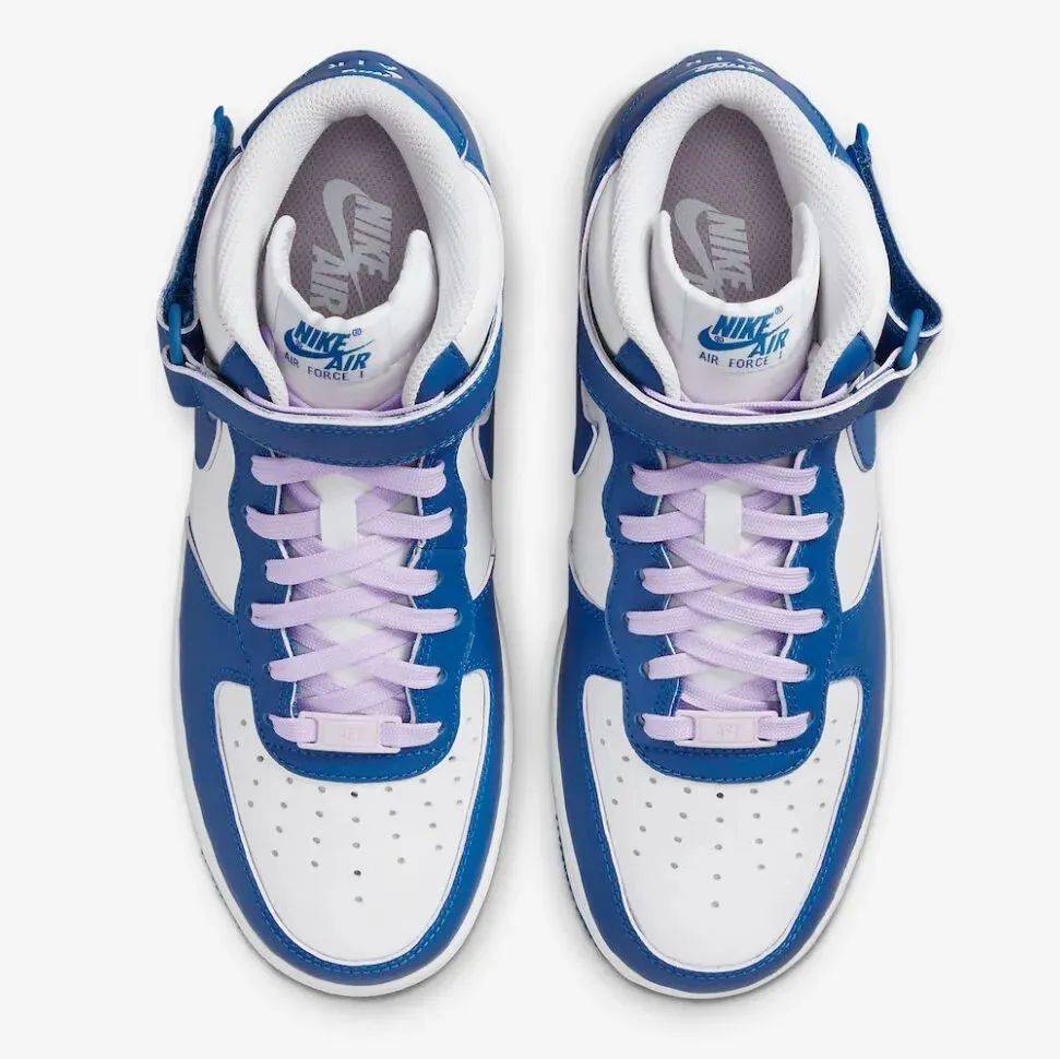 Nike Air Force 1 Mid_进行_蓝色_方案