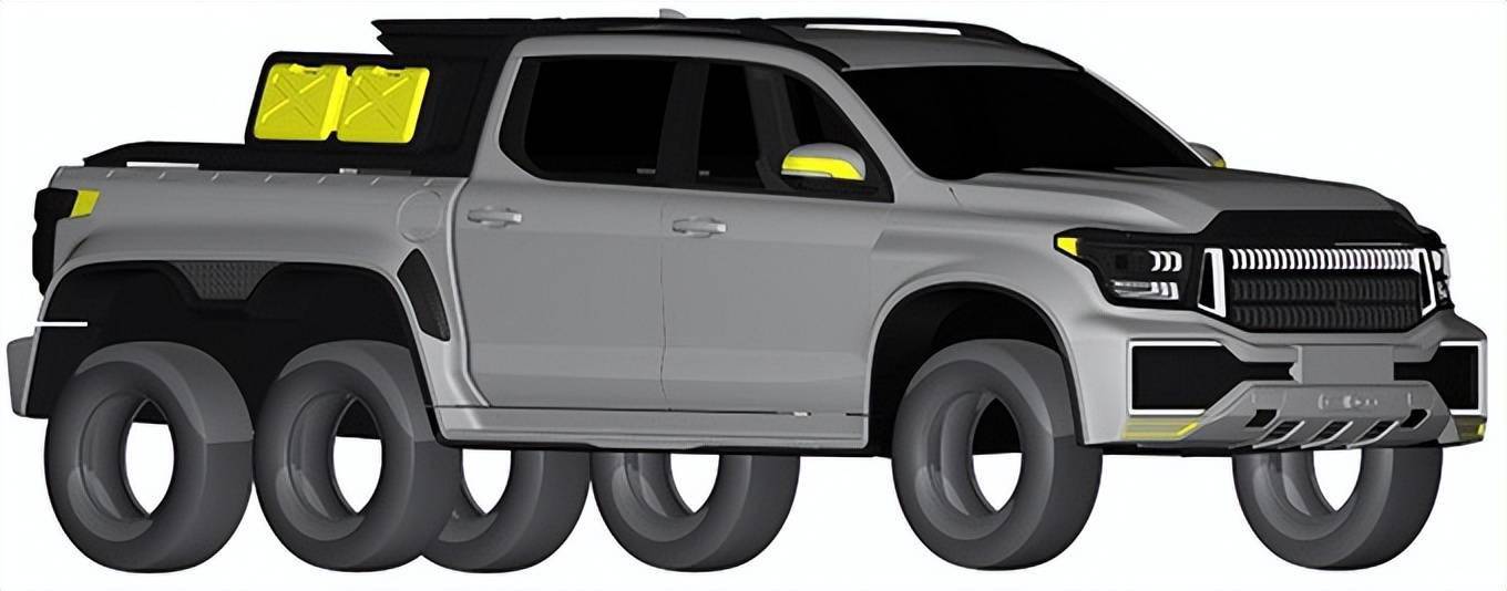 长城炮6x6曝光，赛博朋克风格，对开式尾门，或搭载3.0T+9AT_搜狐汽车_搜狐网