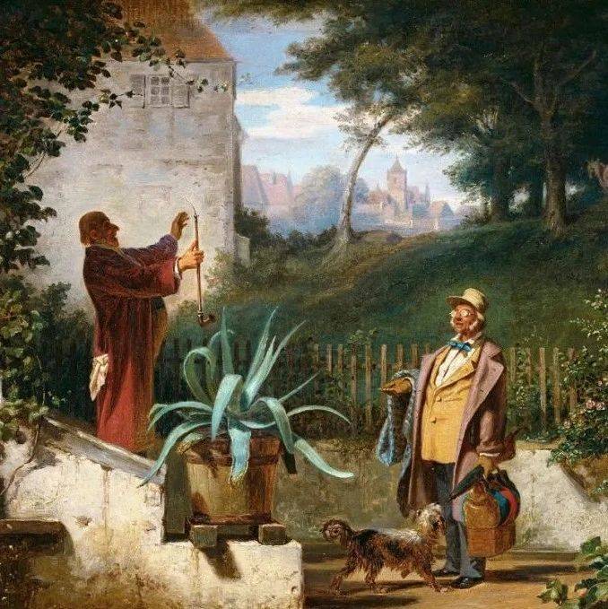 油画欣赏——Carl·Spitzweg_比德梅尔_浪漫主义_德国