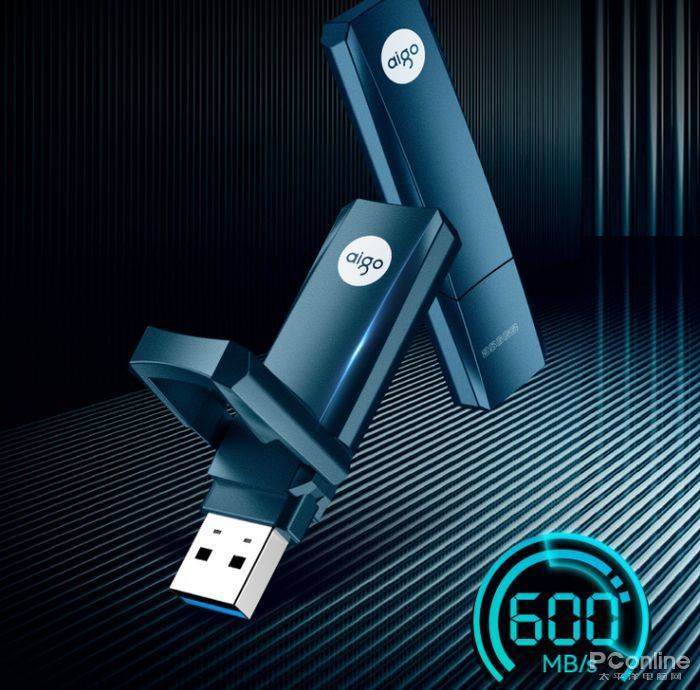 NVMe协议、群联主控加持，aigo高速USSD固态U盘读写超600MB/s_速度_大容量_用户