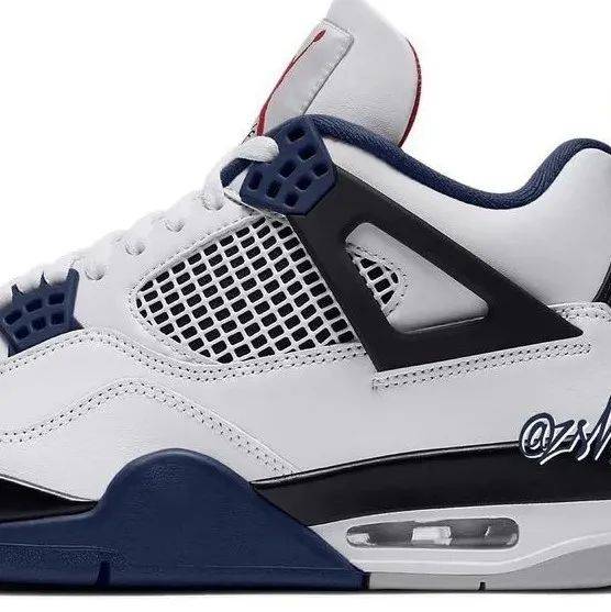 OG 气质浓郁！全新「午夜蓝」AJ4 首次曝光！_via_版权_网络