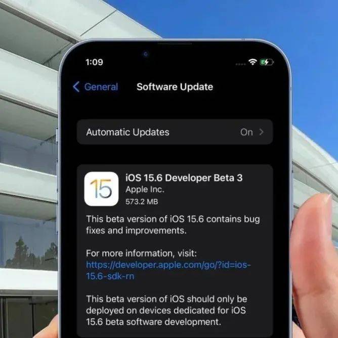 苹果发布iOS 15.6 Beta 3，解决两大问题_Matter_iPhone_配件