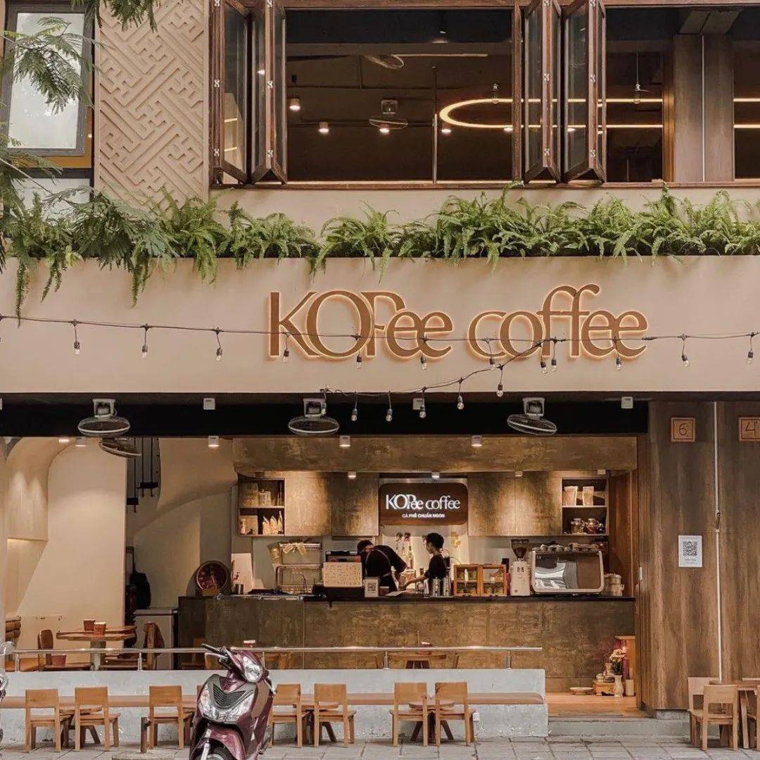 河内探店 44 · KOPee coffee_Ngh_空间_桌椅
