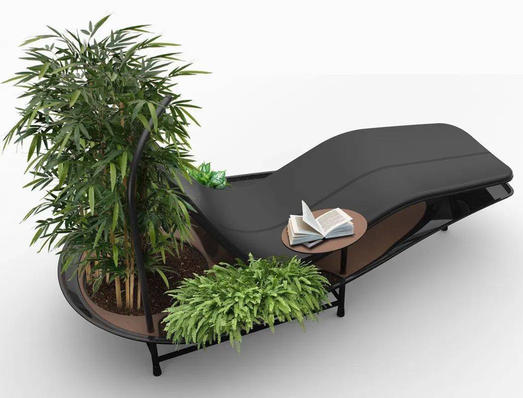 8款躺椅设计——让你彻底“躺平”_座椅_catHAUS_曲线