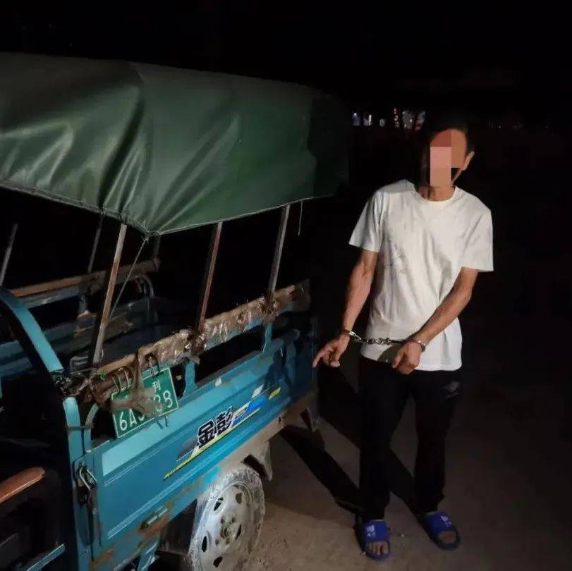 监利一男子潘某被抓!三轮摩托车车辆