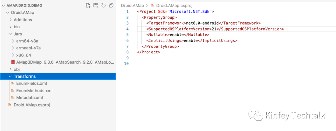 跟我做⼀个⾼德地图的 iOS / Android MAUI控件(Android 原⽣库绑定)_xml_Java_Jars