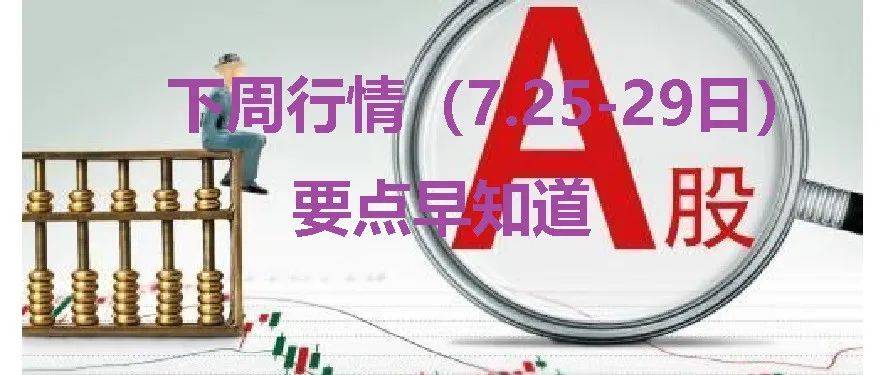 下周行情（7.25-29日）要点早知道_指数_资金_热点