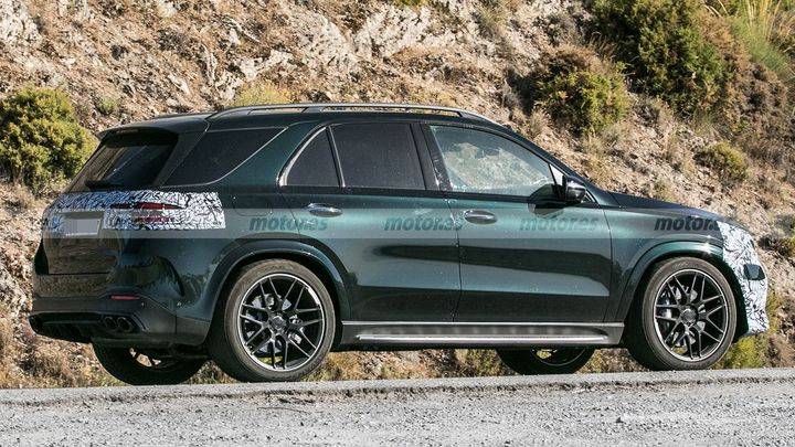 有望2022年内正式亮相，新款梅赛德斯-AMG GLE 55路试谍照曝光_搜狐汽车_搜狐网