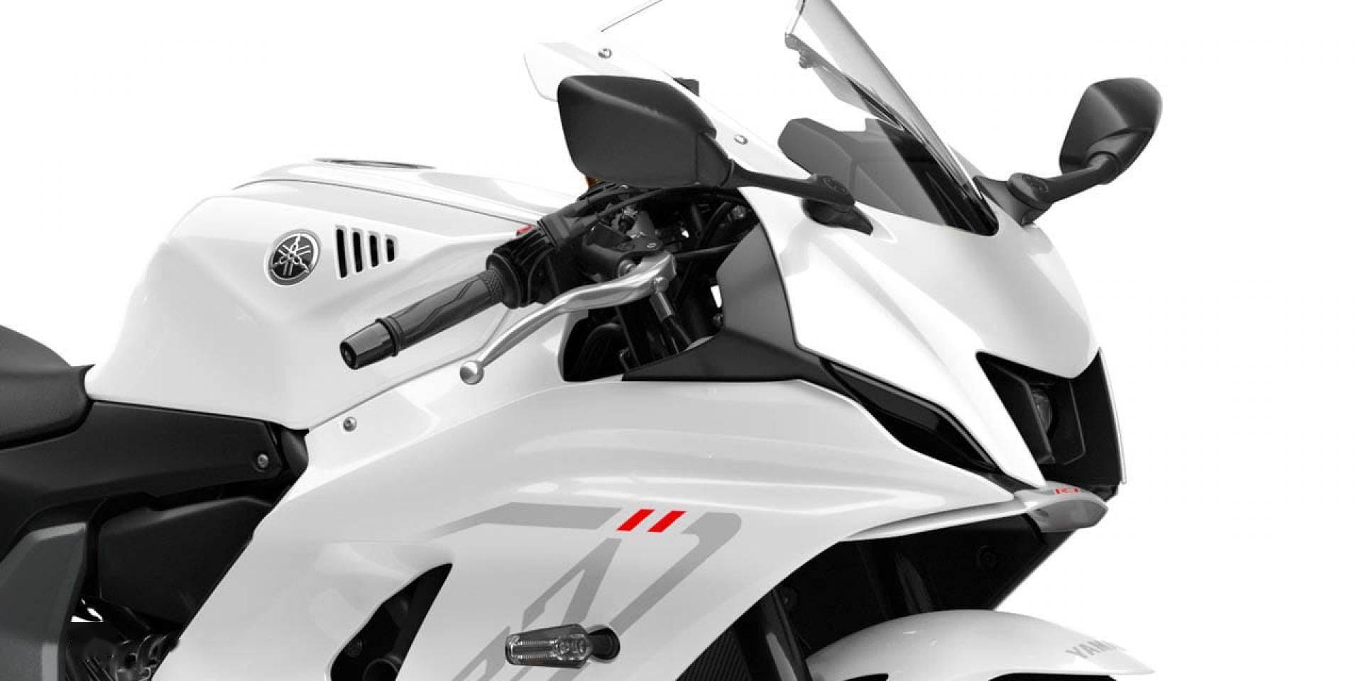 简约白灰涂装，2023雅马哈YZF-R7新配色北美发布_搜狐汽车_搜狐网