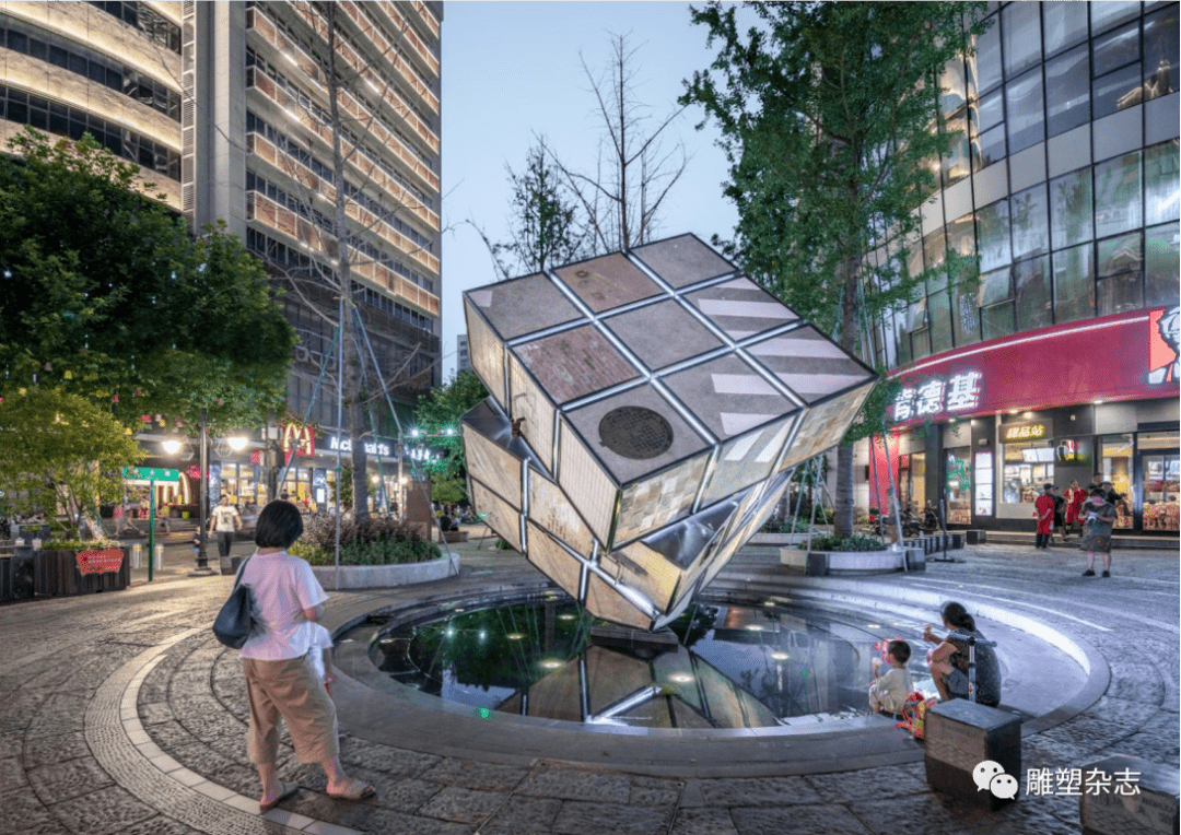 《雕塑》杂志【公共艺术】岳海丨我的艺术现场——近期公共艺术作品解析_时光_石上_之门