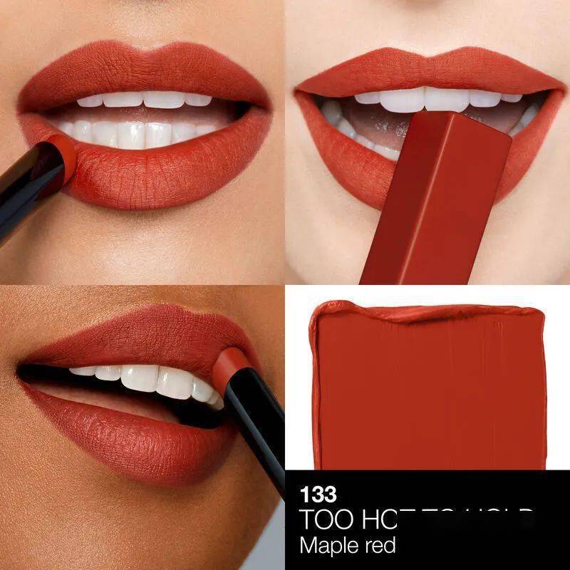 NARS推出全新细管哑光唇膏(含15色模特试色图）_Power_色彩_玫瑰