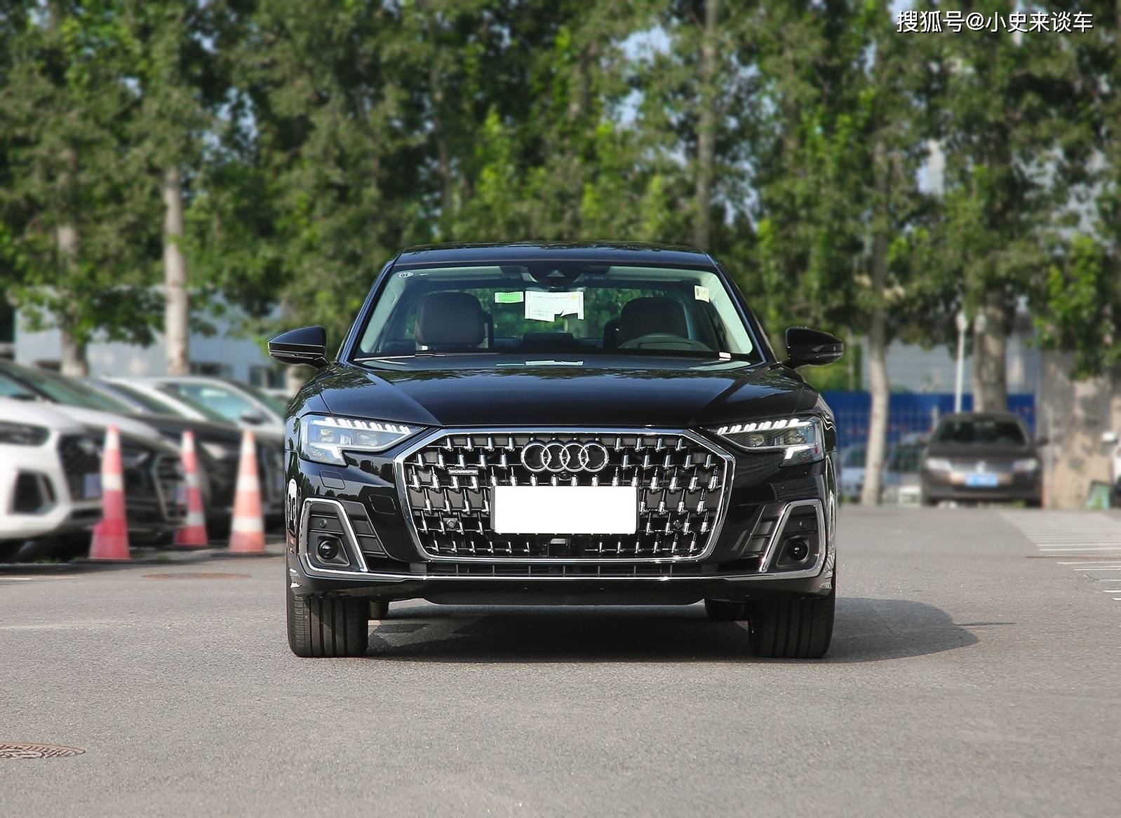 2023款奥迪A8L上市！内外全面升级，尺寸加宽搭载V8引擎+48V轻混_搜狐汽车_搜狐网