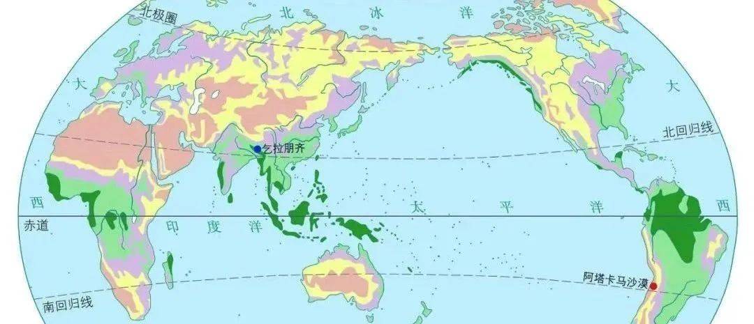 世界基础地理高清地图_分布图_高纬度_气温