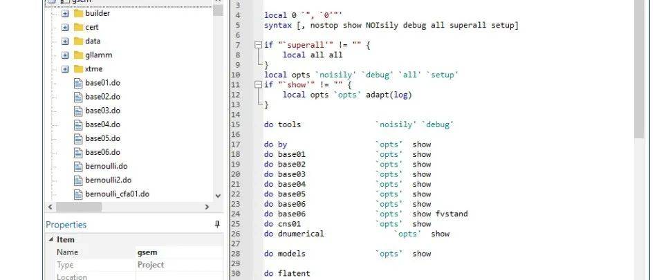 Stata--项目管理器_文件_磁盘_显示