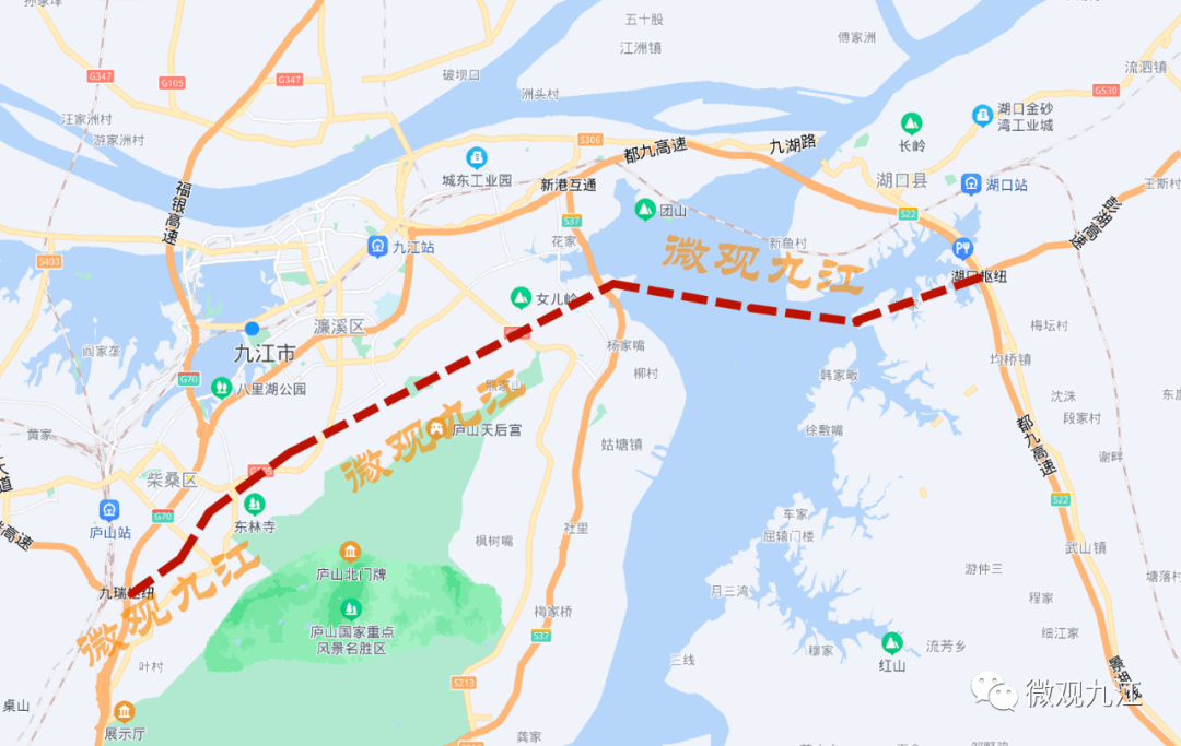 都彭湖新通道！九江⇌湖口第二通道启动招标！46km、六车道，建设地点曝光！_投标人_项目_江西省