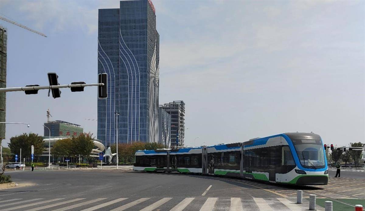 中建深圳助力,黄石有轨电车试运行 开跑”项目装饰焊接