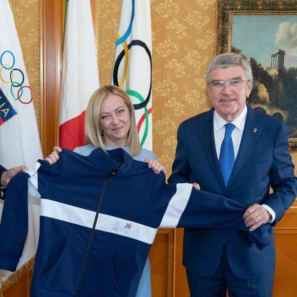 IOC新闻 | 国际奥委会主席会巴赫会见意大利政治领导人乔尔贾·梅洛尼_米兰科尔蒂纳_奥运会_萨马兰奇