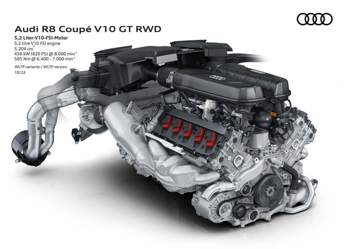 告別V10发动机！奥迪R8 V10 GT RWD登场_搜狐汽车_搜狐网
