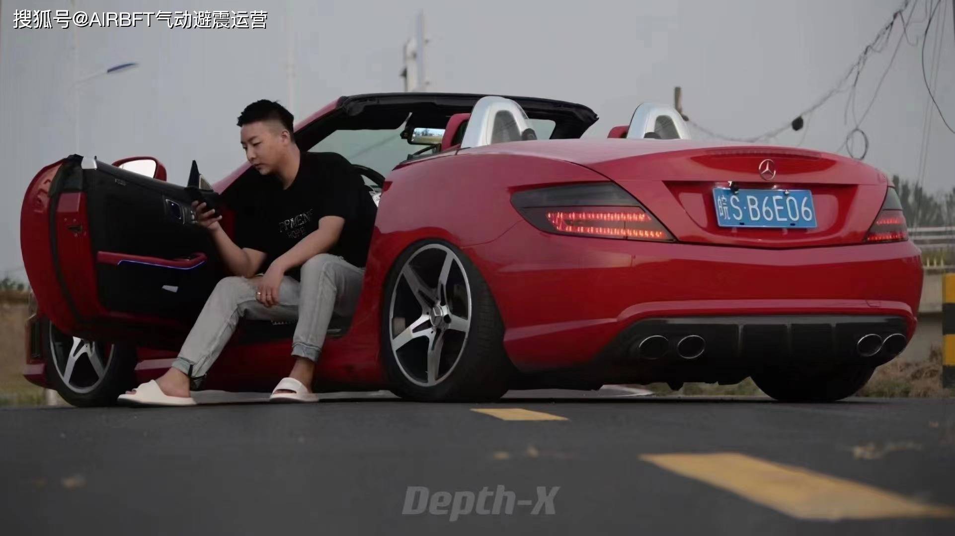 #优雅中的玫瑰#奔驰SLK#AIRBFT气动避震_搜狐汽车_搜狐网