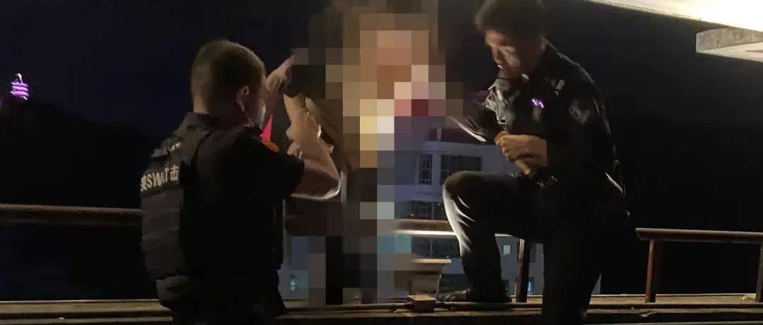 事发惠安！一女子欲跳楼轻生 ，幸好内容问题家人