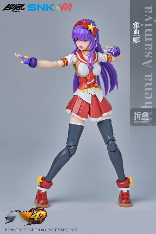 异次元重工 拳皇14 麻宫雅典娜 SNK正版1/12机娘拼装模型_官方_产品_出货