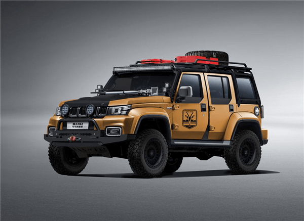 比坦克300更硬核！北京越野BJ40可可西里版官图发布：哪哪都是灯_脱困_车辆_的设计