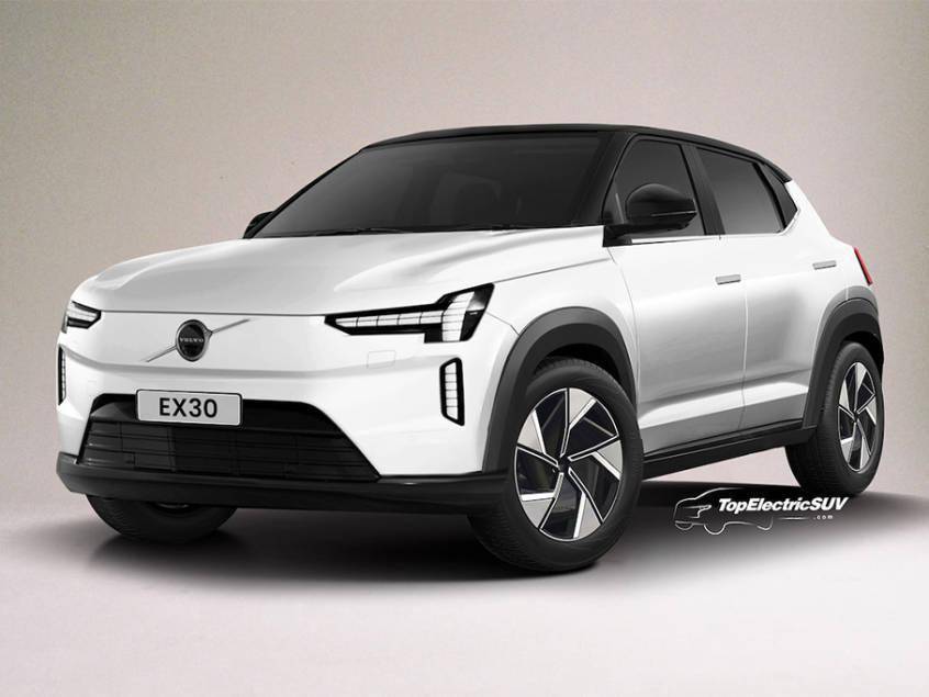 基于SEA浩瀚架构打造/明年发布 沃尔沃EX30渲染图曝光_搜狐汽车_搜狐网