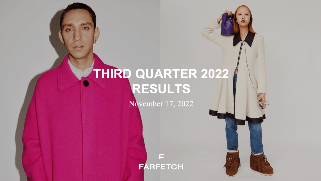 英国奢侈品电商集团 Farfetch三季度商品交易总额下降4.9%，中国市场正在“逐季改善”_品牌_平台_Jos