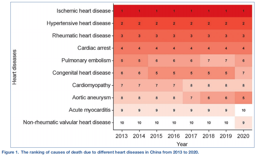 Cardiology Plus丨2013-2020年中国心脏病死亡率趋势分析，缺血性心脏病仍是首要死因_heart_Yin_of
