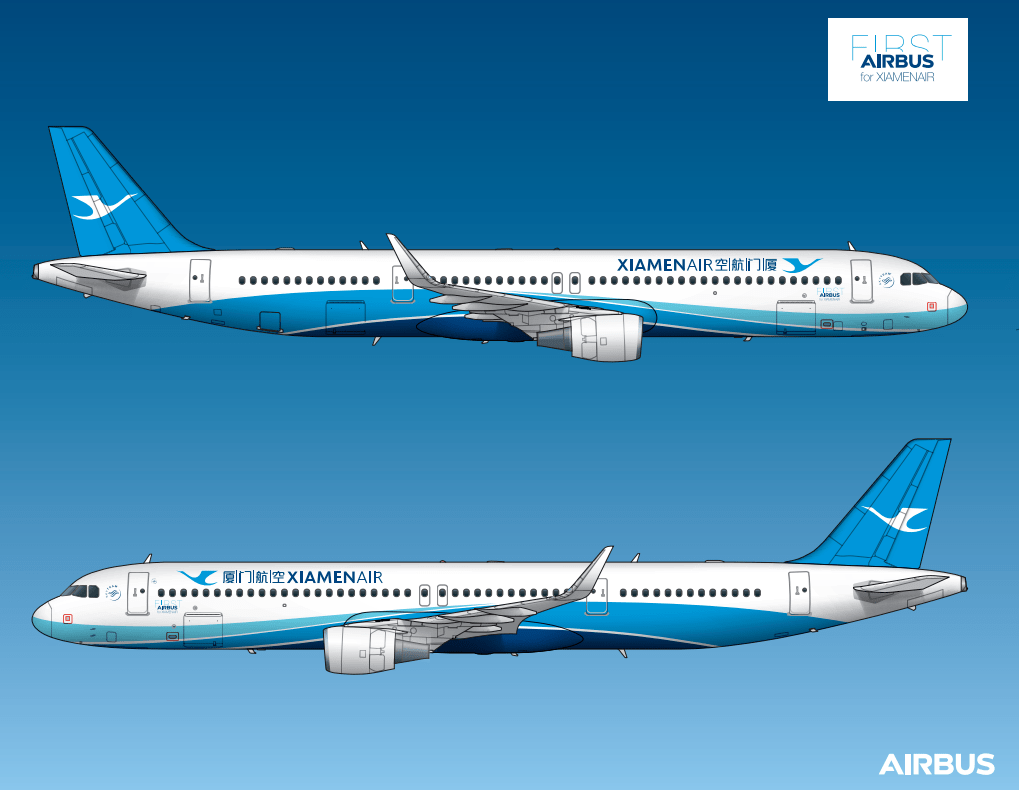 厦航首架空客A321NEO飞机客舱揭秘！_座椅_设计_机翼