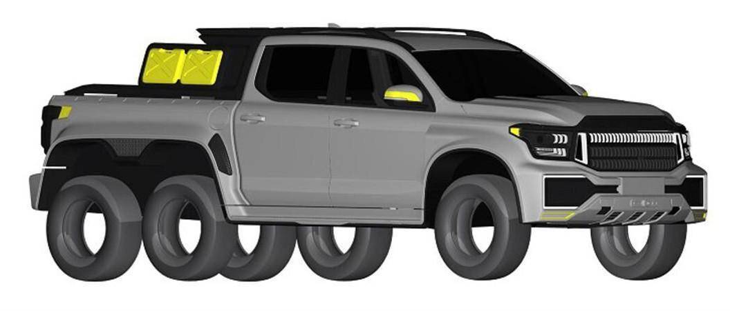 长城6X6皮卡谍照曝光，搭载3.0T V6动力，越野性能进一步提升_搜狐汽车_搜狐网