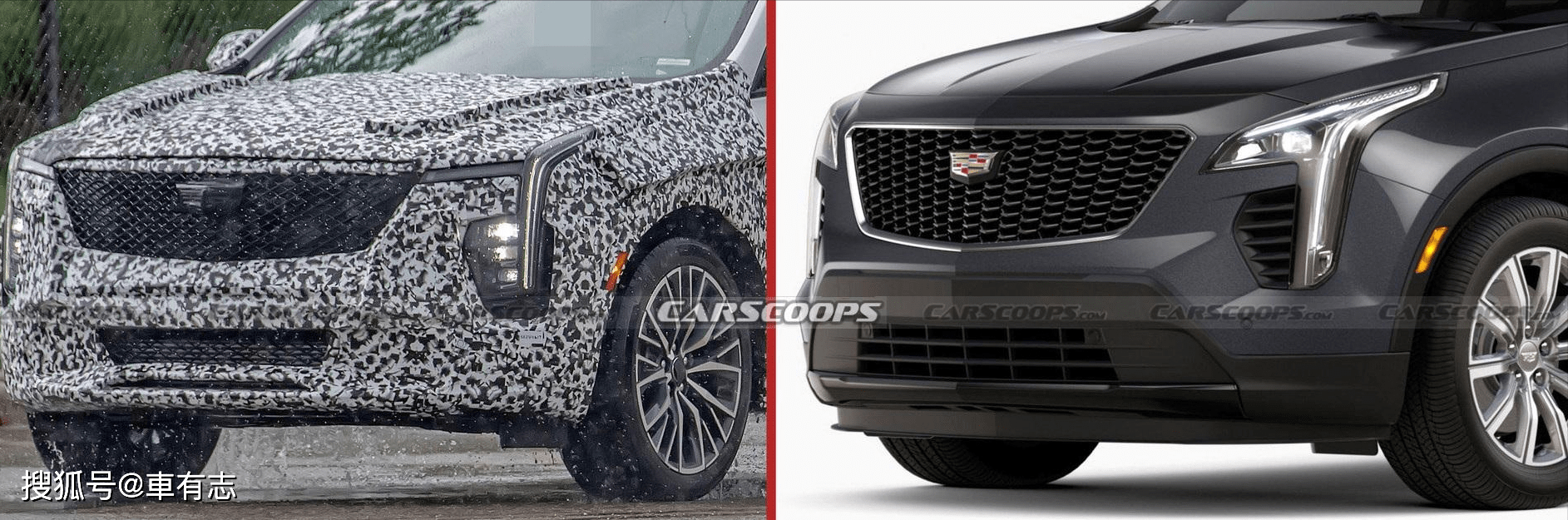 全新凯迪拉克XT4曝光，内饰换装双联屏，2.0T+9AT，宝马X1不香了_搜狐汽车_搜狐网