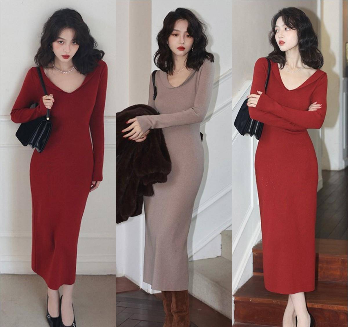 突然火了一条裙子，叫 后妈裙”，优雅显瘦有女人味，美到骨子里剪裁设计线条