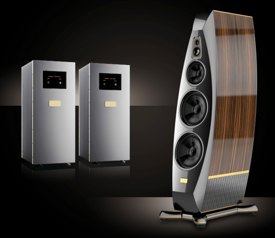 Kharma Enigma Veyron 4D座地式扬声器/GOLDMUND TELOS 5500 NextGen单声道后级_高音_单元_钻石