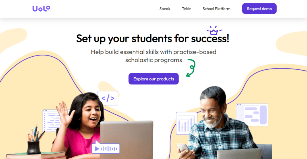 与学校合作为中低收入家庭孩子提供高性价比课程，来自印度的Uolo获2250万美元A轮融资_教育_科技_公司