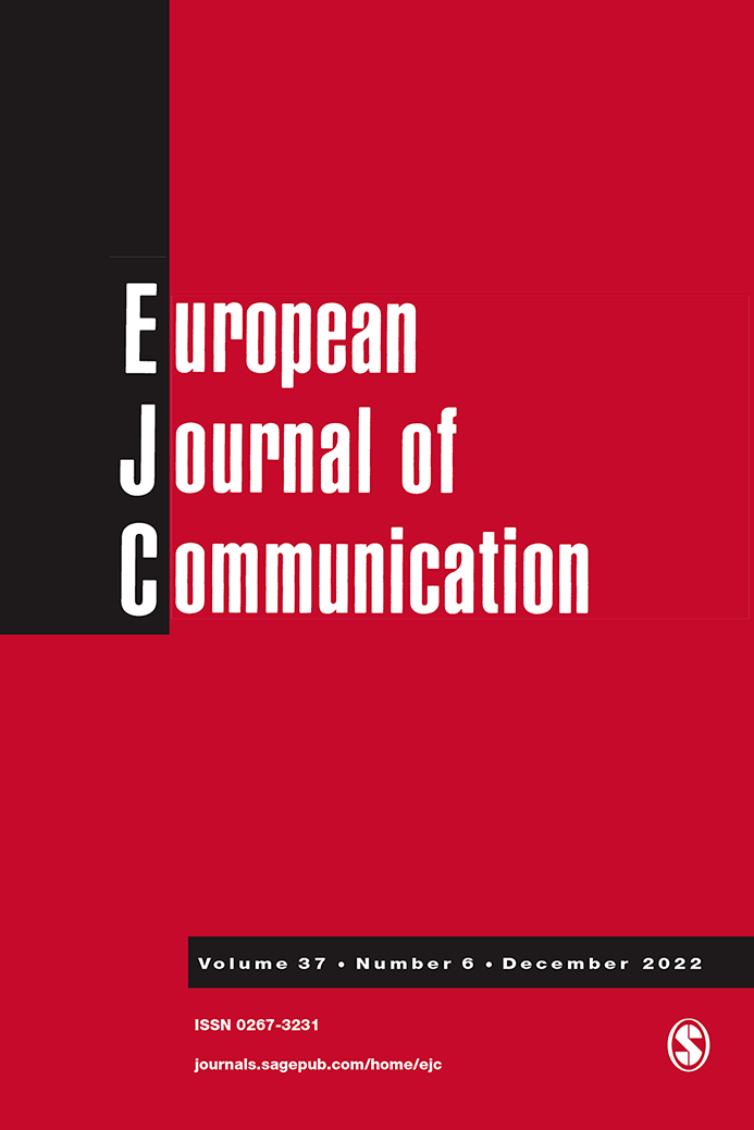 【出版】European Journal of Communication：2022年第6期_信箱_cn