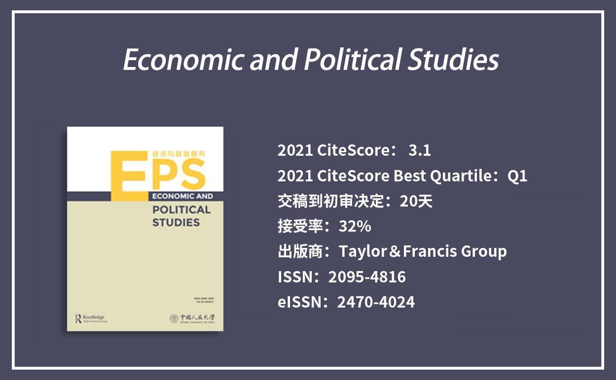 Economic and Political Studies跃居2022中国最具国际影响力学术期刊Top 10！_交流_社会科学_人文