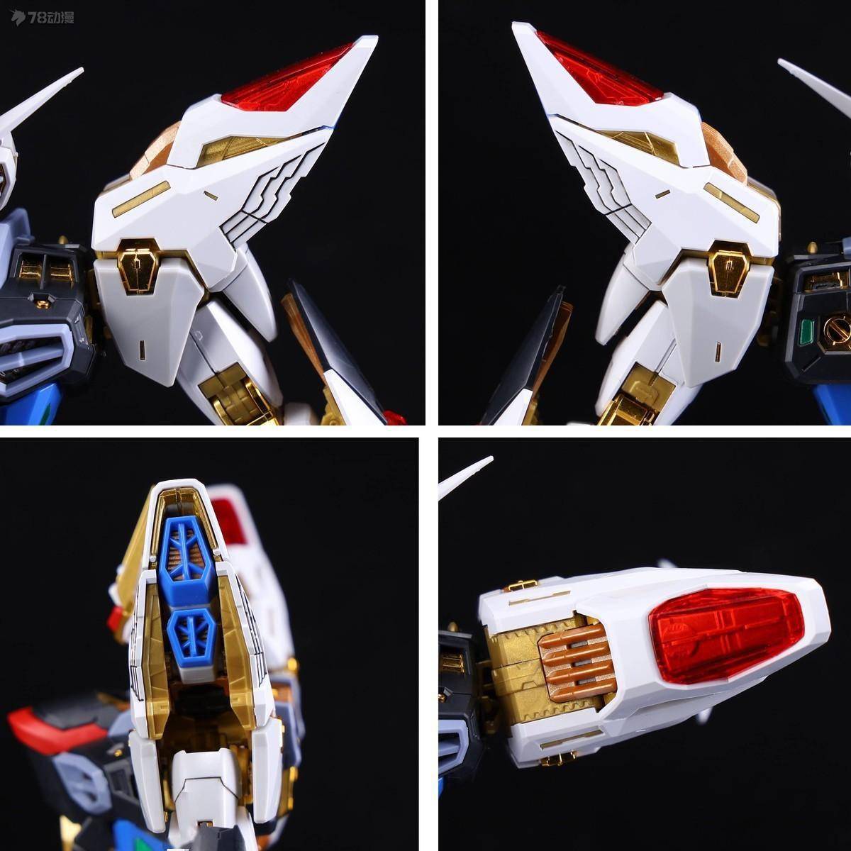 78官测：MG MGEX 强袭自由高达_细节_骨架_金色
