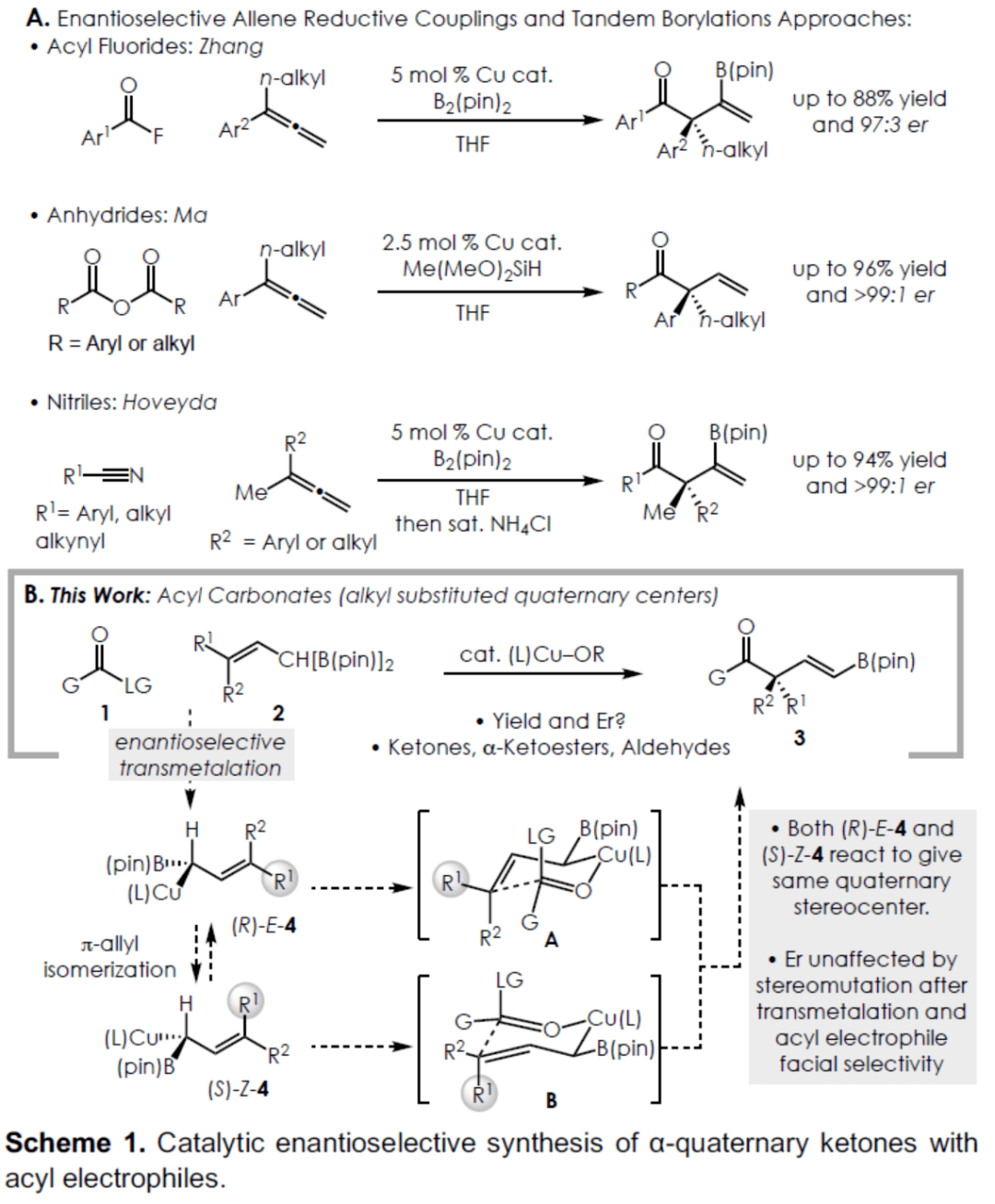 Angew：催化不对称合成含有α-季碳手性中心的酮、α-酮酯和醛_反应_选择性_Chem