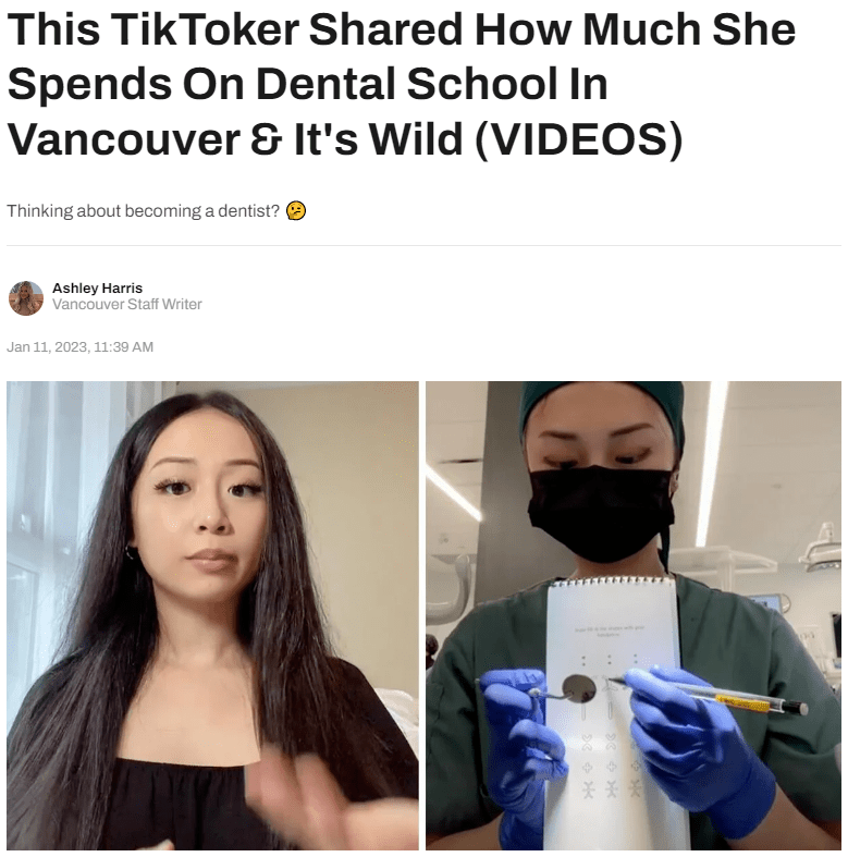 豪！UBC华裔女学生曝光：这专业太贵！学费$25万，还要买这买那!_TikTok_UBC大学_jadeli