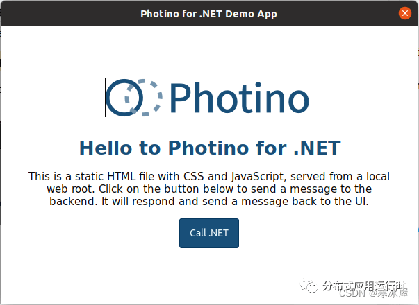 Photino：通过.NET 构建跨平台桌面应用程序_Core_运行_项目