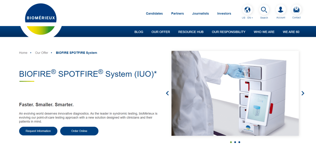 比FilmArray更快更小！梅里埃押宝分子POCT新利器SpotFire_Zinn_BioM_rieux