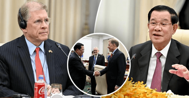 洪森：柬埔寨和美国两国关系目前处于历史最好时期_东盟_Michael_电话