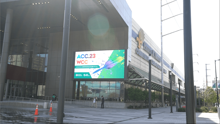 ACC 2023 现场速递｜一组ACC 2023现场照片让您先睹为快！_会场_盛会_宣传牌