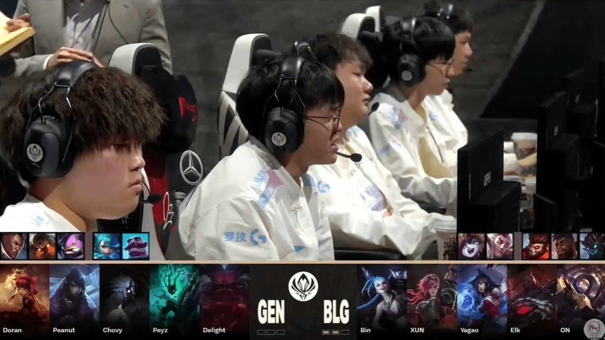 惊艳全球！青春风暴BLG以3比0血洗LCK冠军GenG_Chovy_Yagao_决赛