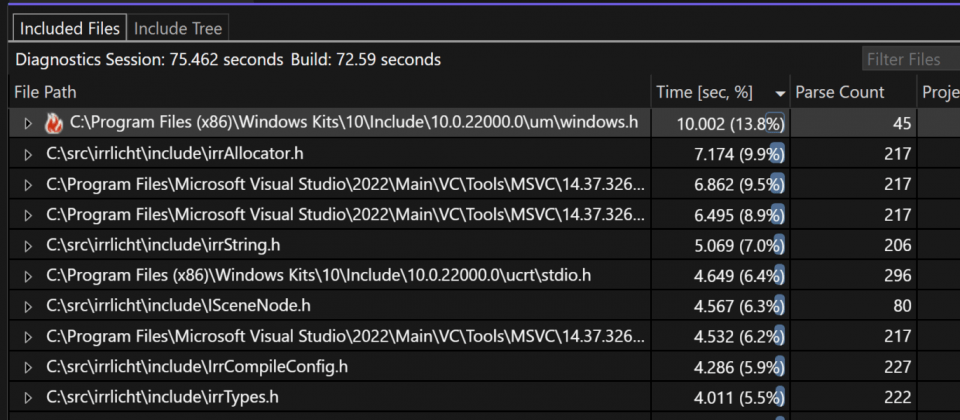 Visual Studio 2022集成Build Insights_时间_分析_过程