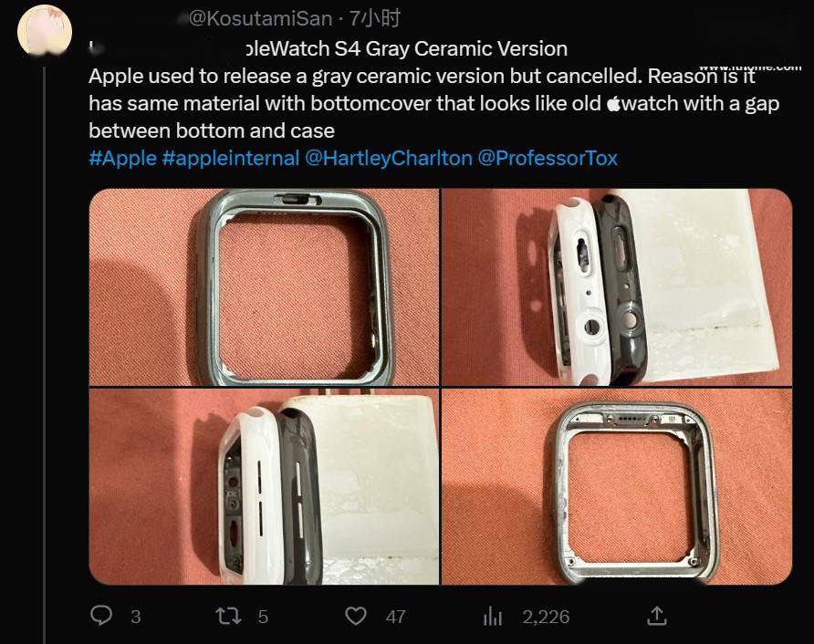 良率问题，被砍的苹果第四代 Apple Watch Edition 曝光 - 数码前沿 数码之家