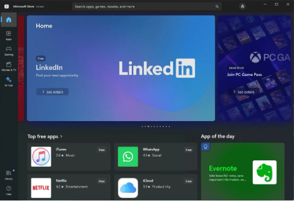 微软 Build 大会后推出新功能，Microsoft Store AI Hub正式上线_应用_用户_人工智能