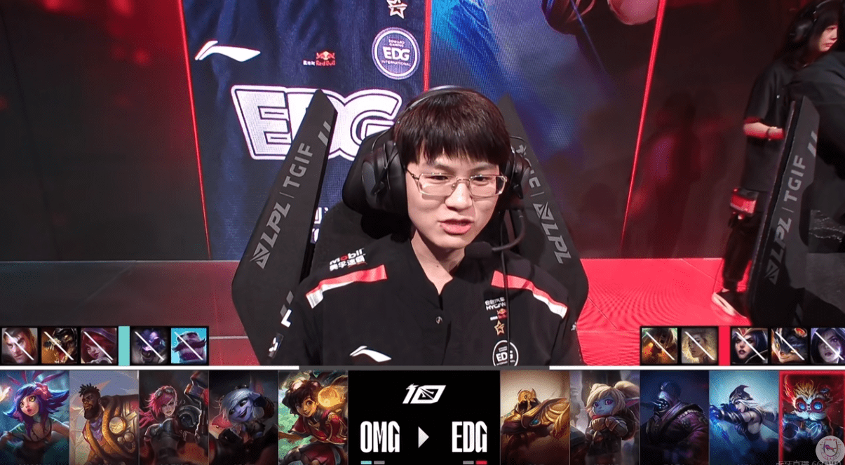 OMG击败EDG！Able弑神小炮连续跳脸砍下MVP_比赛_胜利_因为